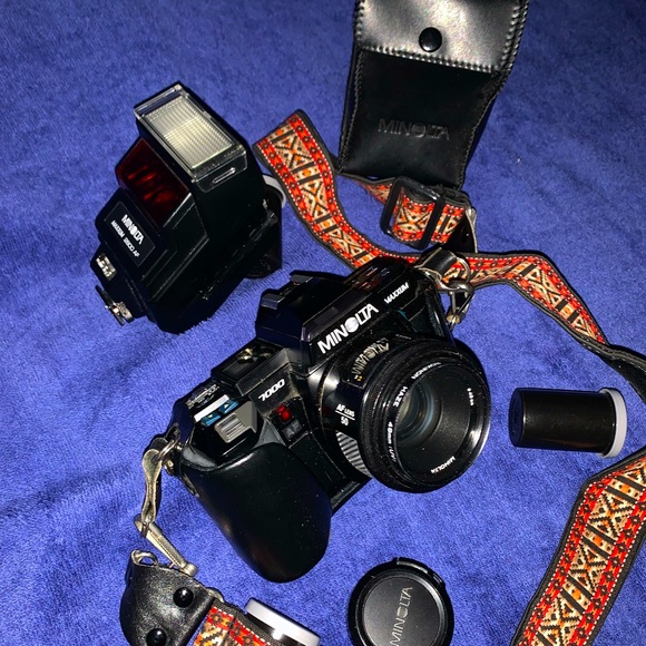 Cameras, Photo & Video | Vintage 35mm Camera Wstrap Flash And 4 Vintage ...